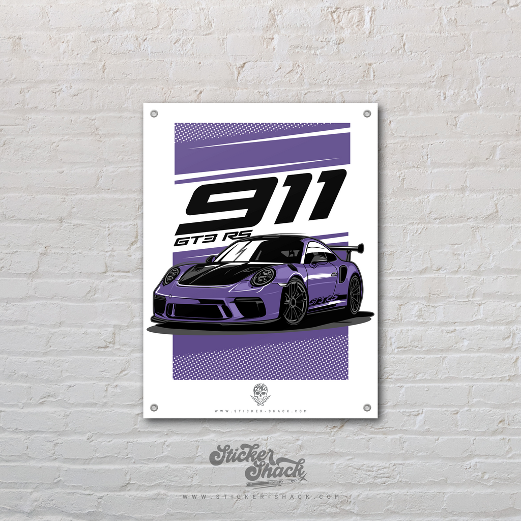 911 GT3 Banner – Sticker Shack