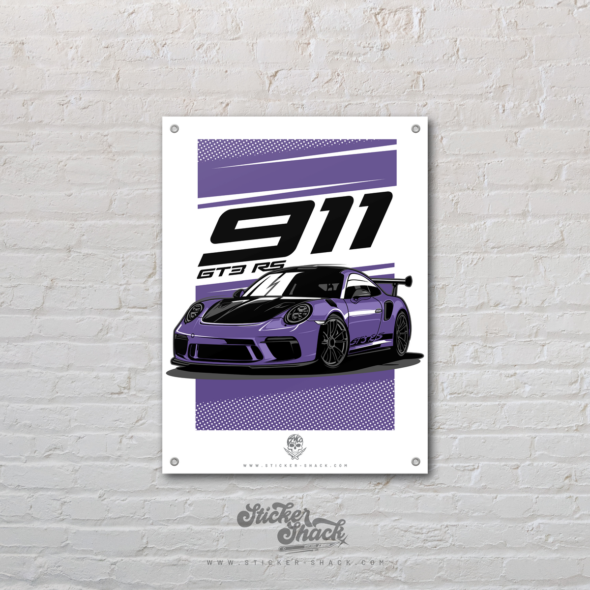 911 GT3 Banner – Sticker Shack