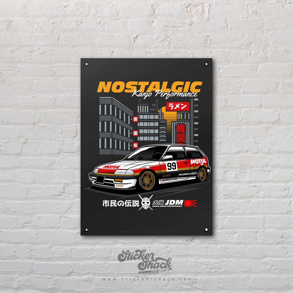 CIVIC EF Banner – Sticker Shack