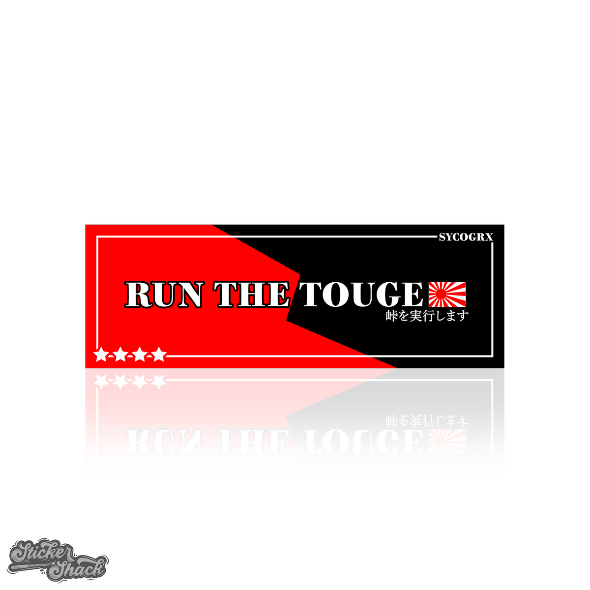 Run The Touge Slap Sticker – Sticker Shack